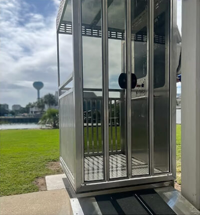 Carolina Lift Open Cab With Roof – Outdoor Passenger Lift